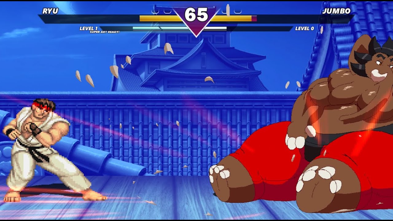 RYU VS GORO & JUMBO & SHE-HULK & RYU & GROOT & DONKEY KONG - HARDEST ...