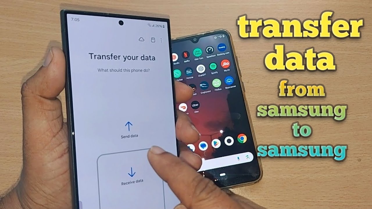 how to transfer data from samsung galaxy to samsung galaxy | transfer ...