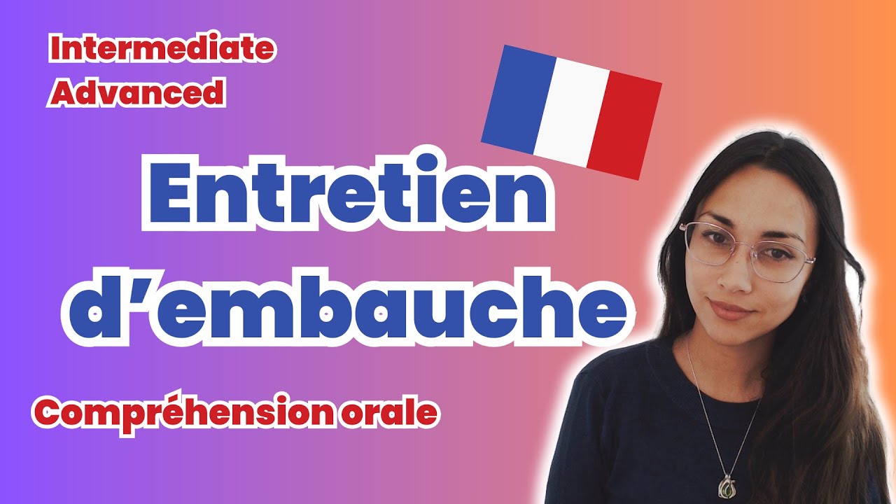Un entretien d'embauche | A French Job Interview | Learn To French ...