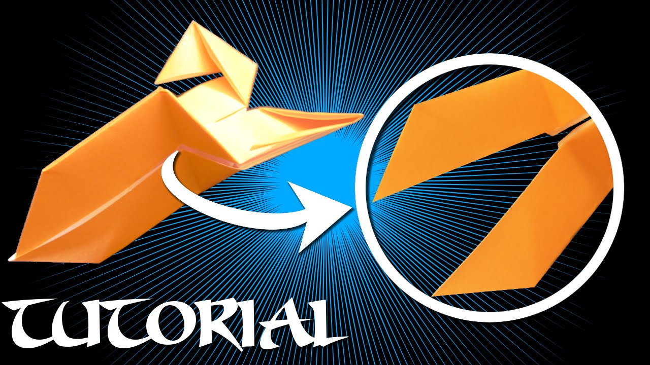 Snipping Scissors Origami Tutorial - YouTube