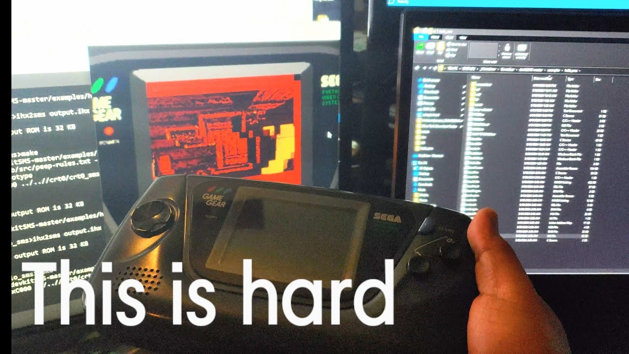 Making Game Gear Homebrew games is pretty hard - YouTube