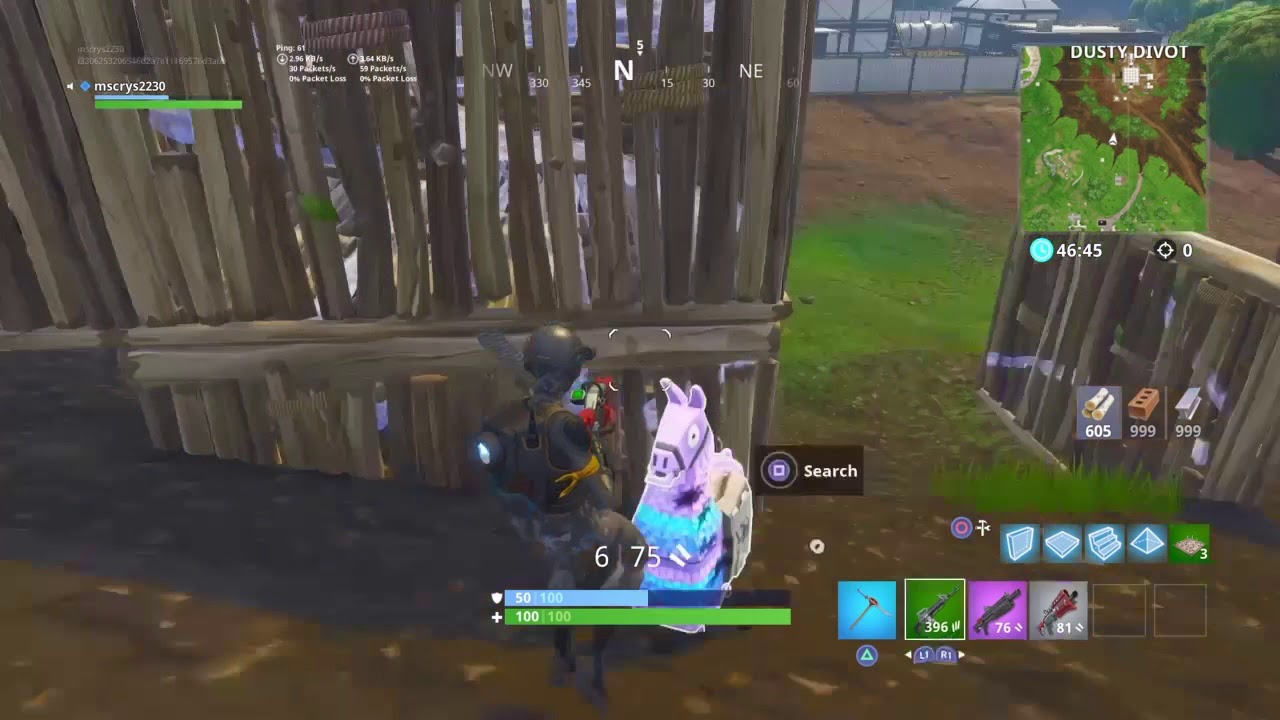 Trickshoting lamas fortnite:battle royale - YouTube