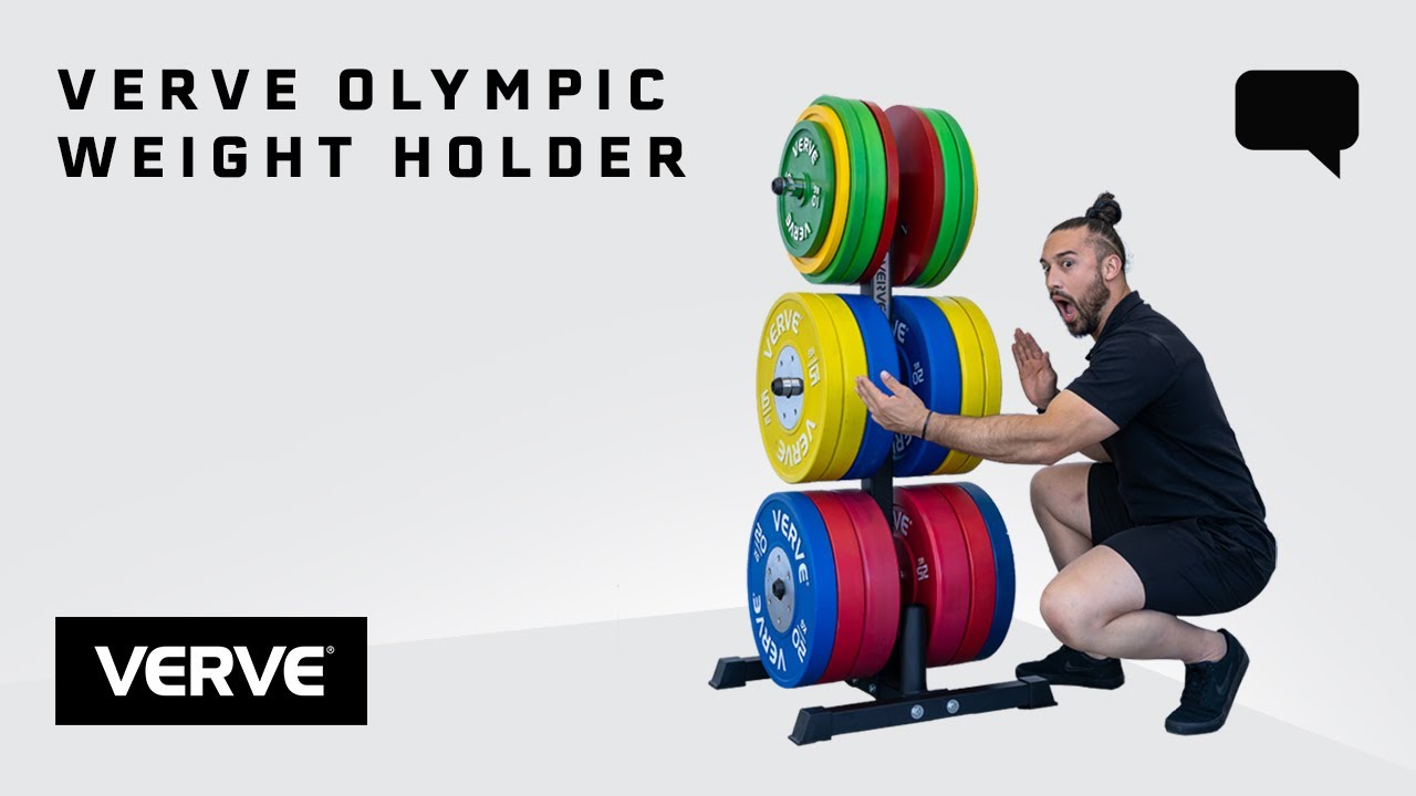 VERVE Olympic Weight Holder with Dual Barbell Storage. - YouTube