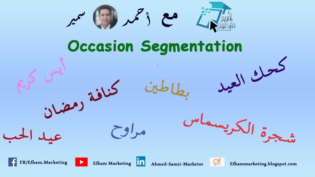 Occasion Segmentation - تقسيم الماركت على اساس المناسبات - YouTube