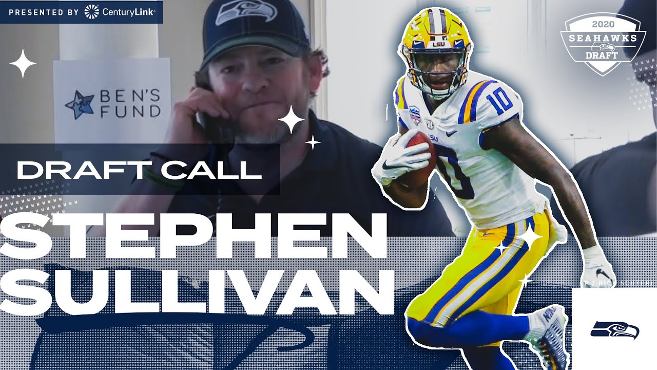 Stephen Sullivan Gets the Call from John Schneider | 2020 NFL Draft ...