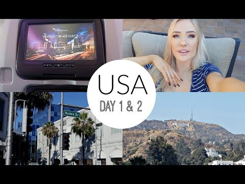 TRAVELLING  TO AMERICA AND EXPLORING HOLLYWOOD! | DAY 1 & 2