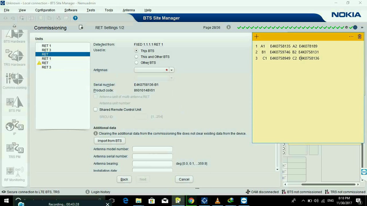 Nokia Airscale commissioning - YouTube