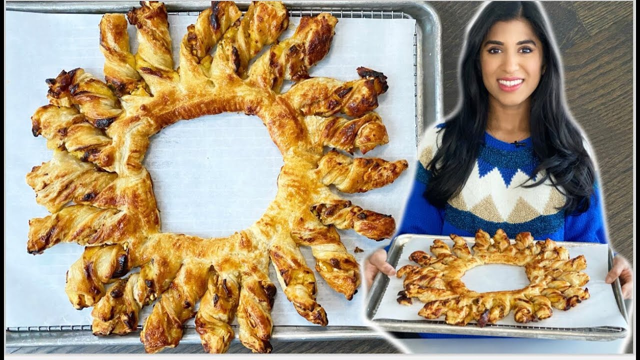 Mango Brie Tear and Share Wreath - YouTube