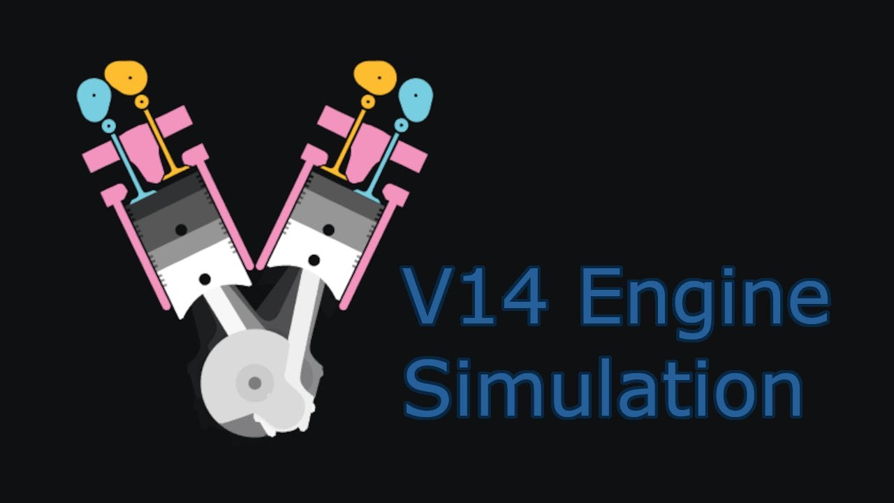 V14 Engine Simulation - YouTube