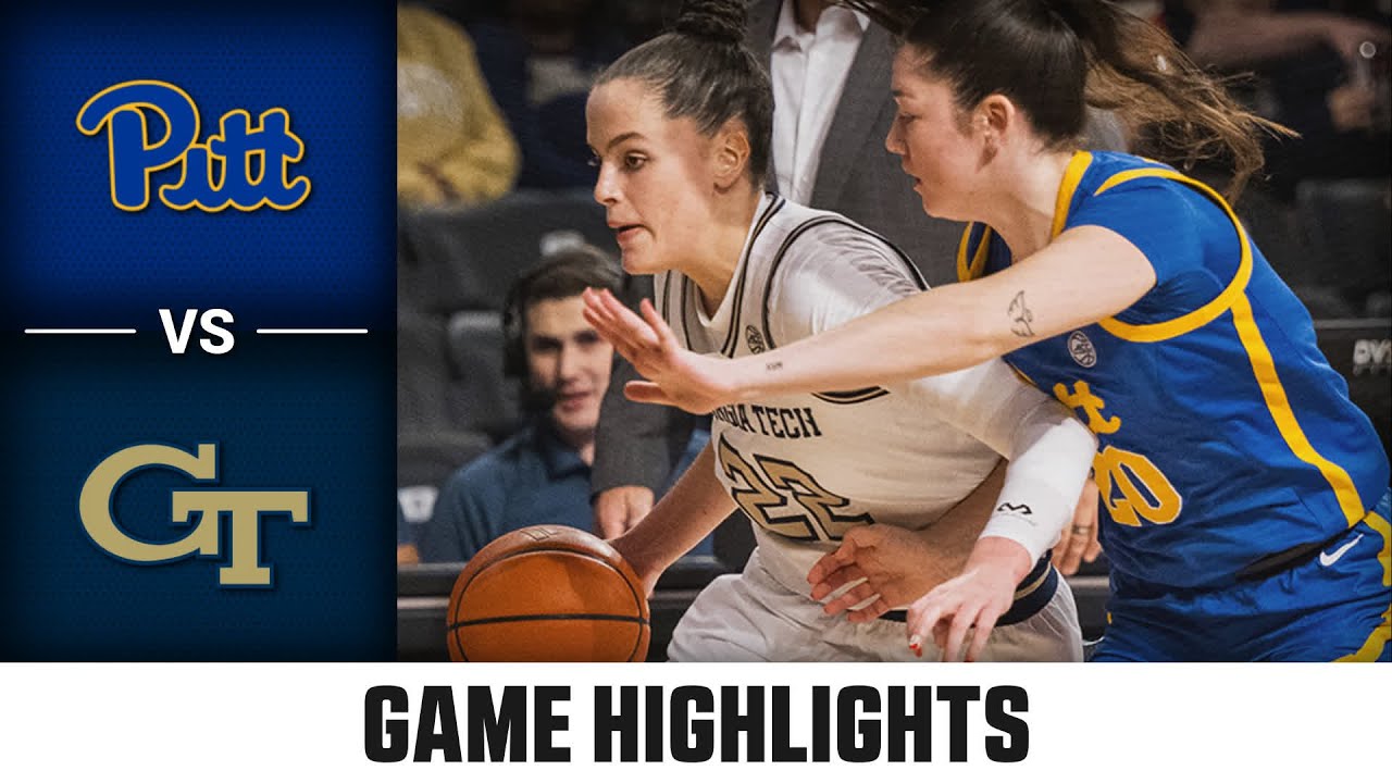 Pitt vs. Georgia Tech Game Highlights | 2024-25 ACC Women's Basketball ...