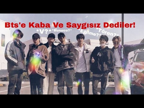 Bts'e Kaba Ve Saygısız Dediler! |V'nin O Davranışı Yüzünden mi?! Ödül Törenin'de Yaşanan Olay!
