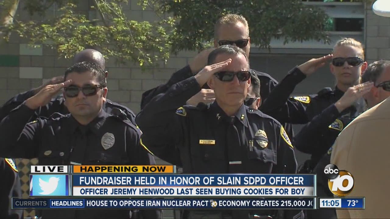 4 years after death, slain SDPD officer honored - YouTube