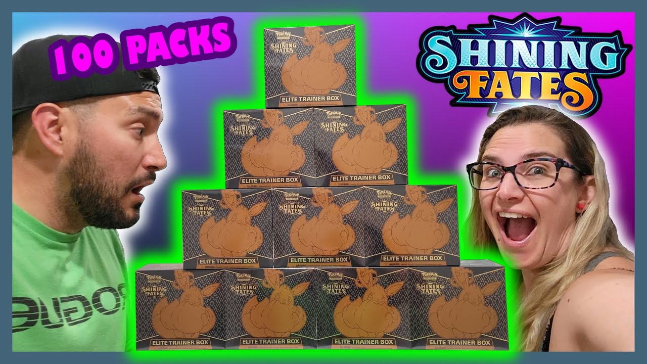 Shiny Charizard?! We Opened 100 Packs of Shining Fates - YouTube