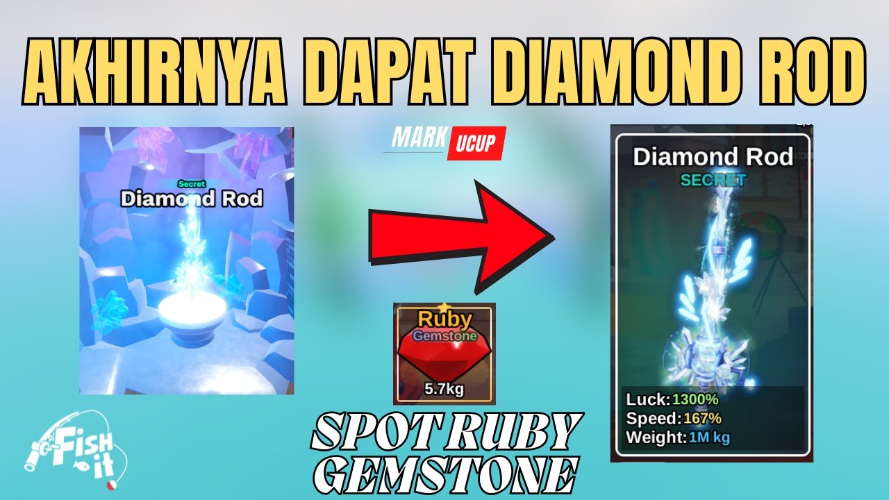 GRATIS?! CARA DAPAT DIAMOND ROD DI FISH IT - YouTube