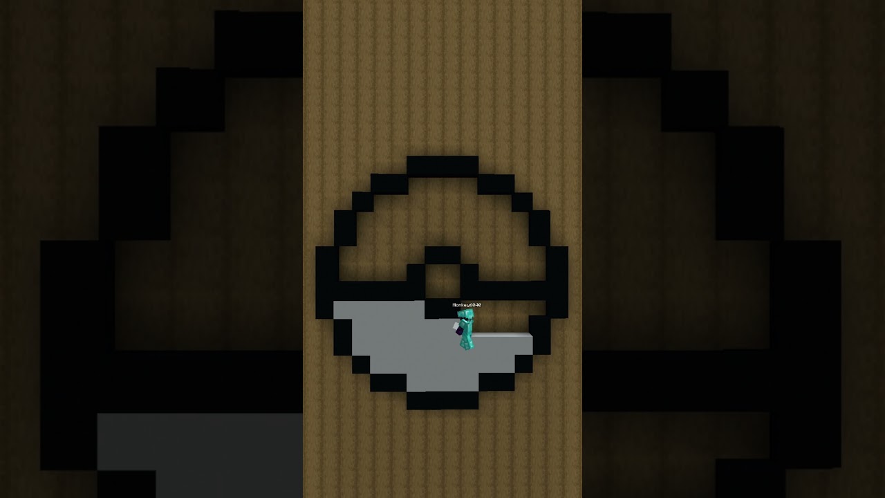 Pokeball Minecraft Blauwdruk