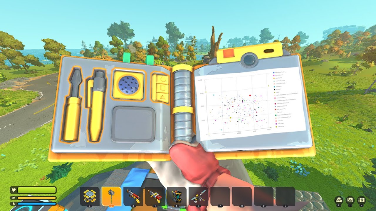 Scrap Mechanic mapping all poi onto a map - YouTube