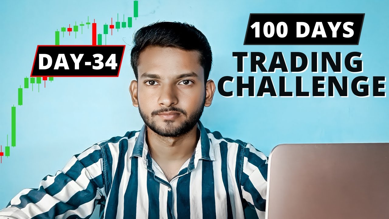 Day 34 | 100 Days Trading Challenge | 10k capital | BankNifty Option ...