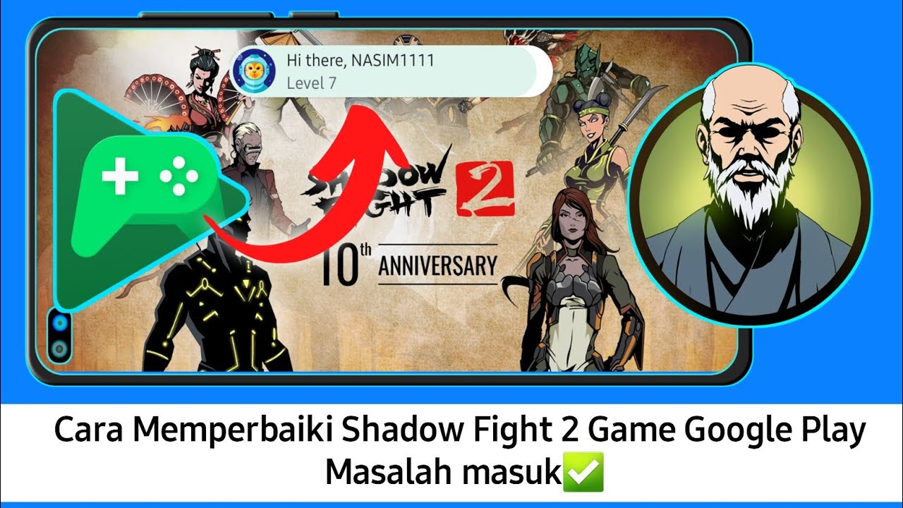 Cara Memperbaiki Masalah Login Play Game Shadow Fight 2 2024 | Masalah Masuk Shadow Fight 2 ...