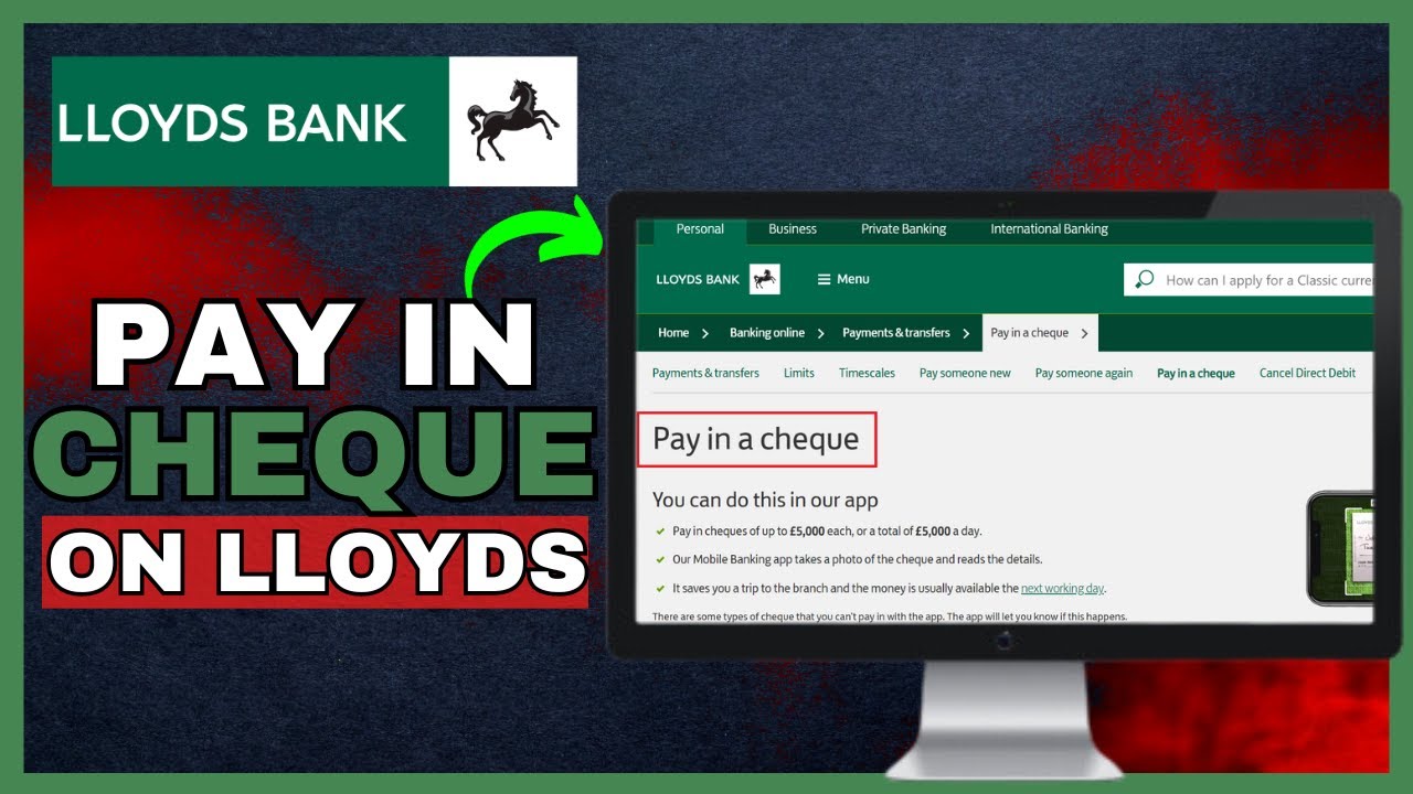 How To Pay In A Cheque On Lloyds (2025) - YouTube