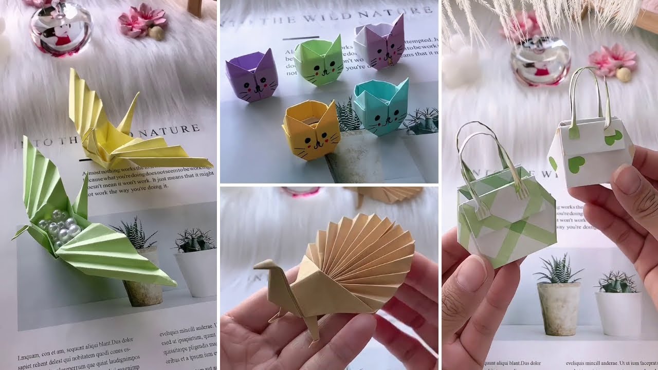 Easy Yet Beautiful Origami Paper Crafts For Kids | Easy Origami Craft ...