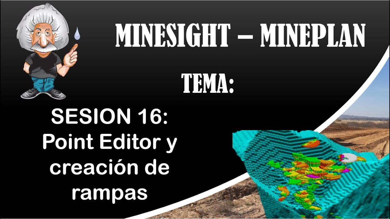 Minesight Mineplan 3d Sesion 16 Point Editor Y Rampas Youtube