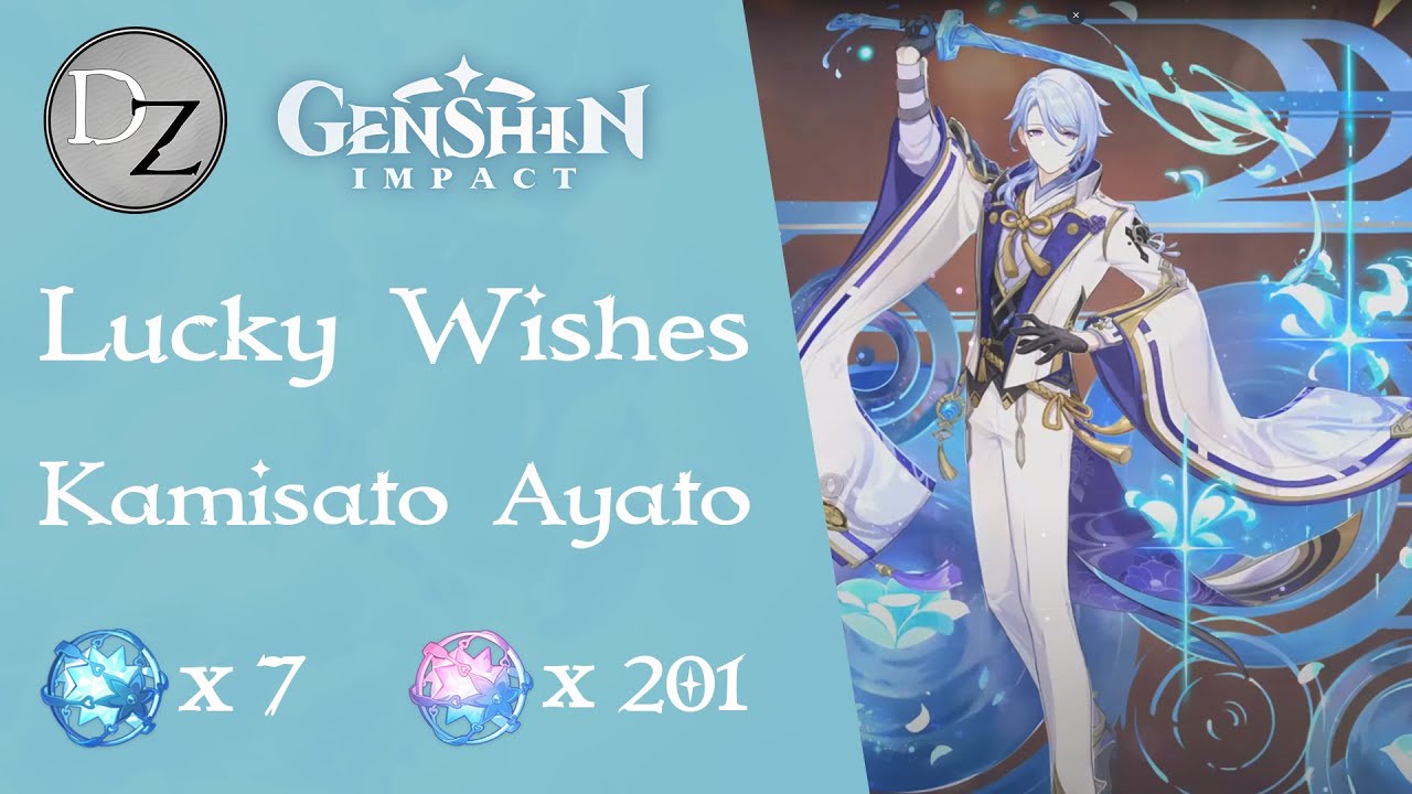 Genshin Impact - 208 WISHES | 5 Stars | Kamisato Ayato Banner - YouTube