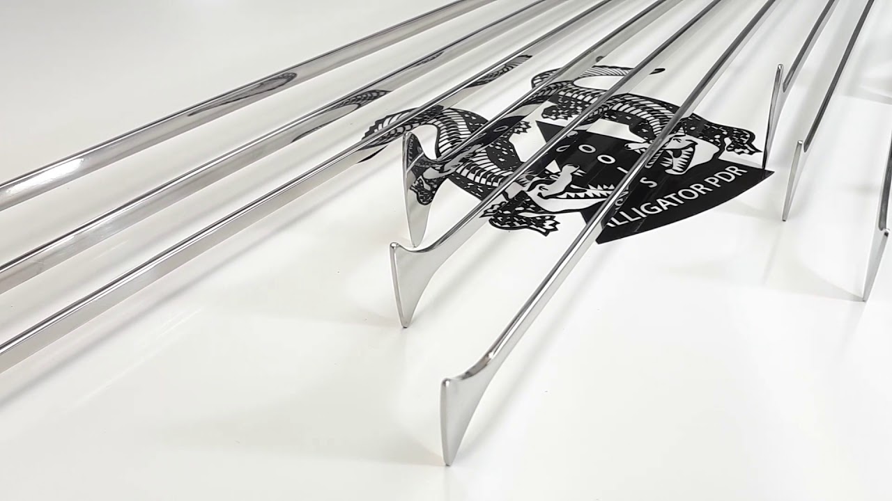 Alligator-PDR tools whale tails - YouTube