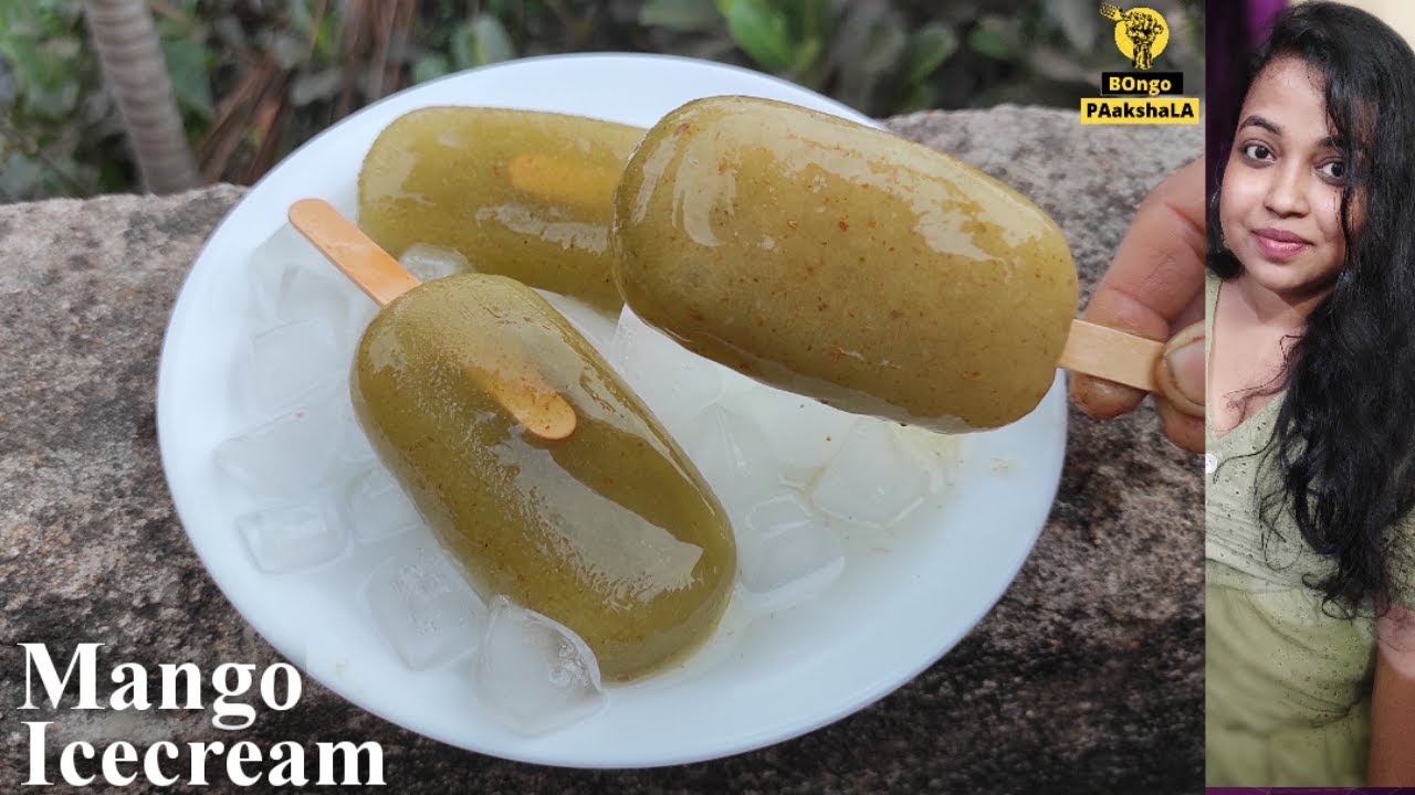 How To Make Mango Popsicle At Home | Mango Popsicle Ice Cream | Raw ...