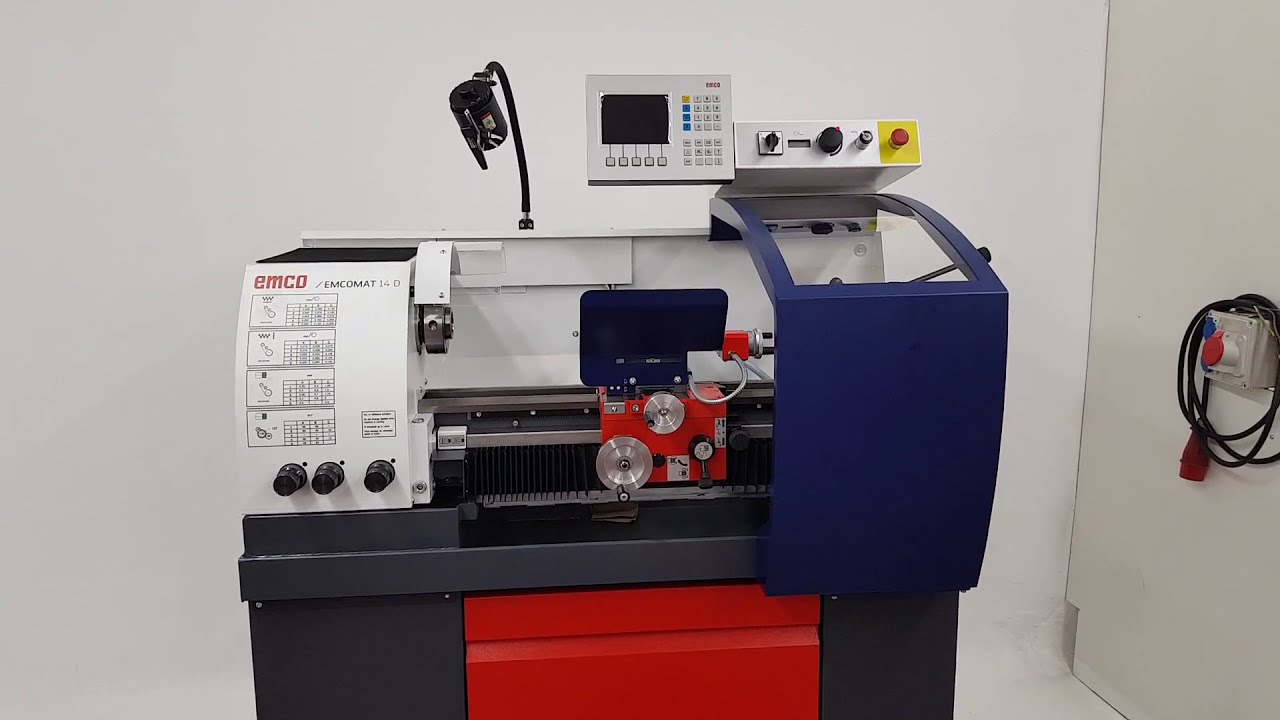 EMCO - EMCOMAT 14D - Fabricación 100% EUROPEA - YouTube