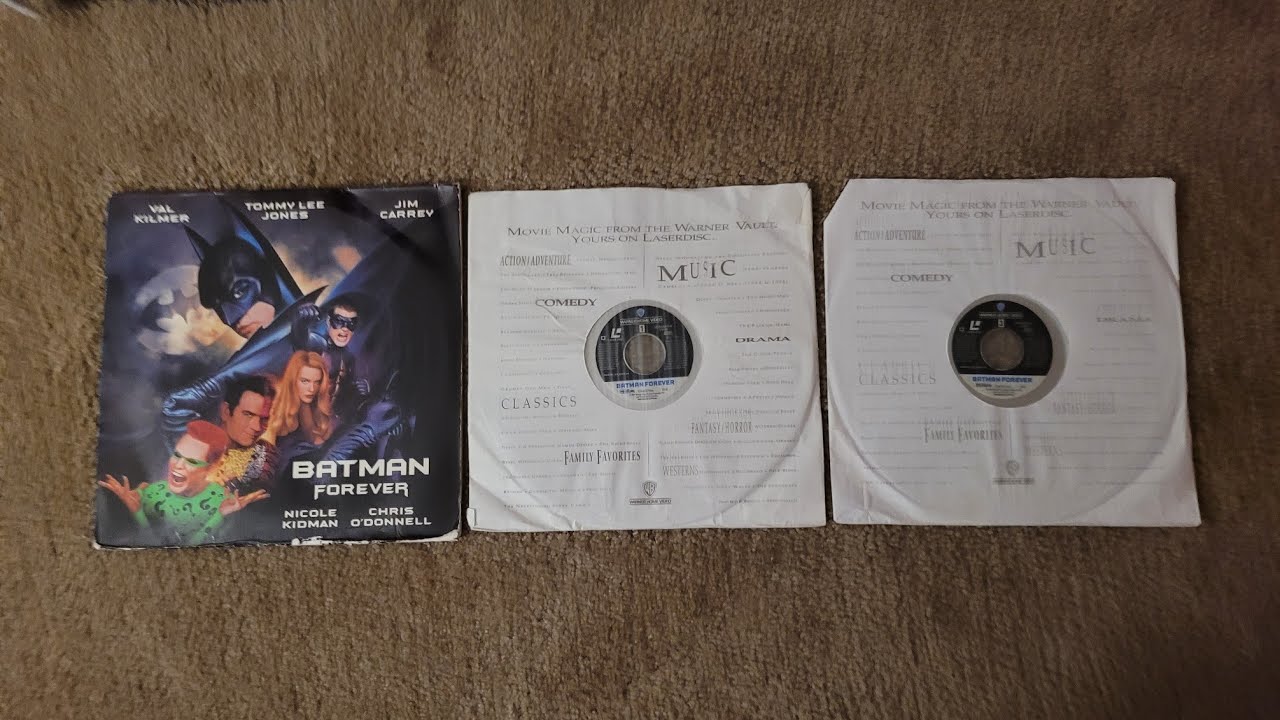 Opening To Batman Forever 1995 (1995 AC-3 Laserdisc) - YouTube