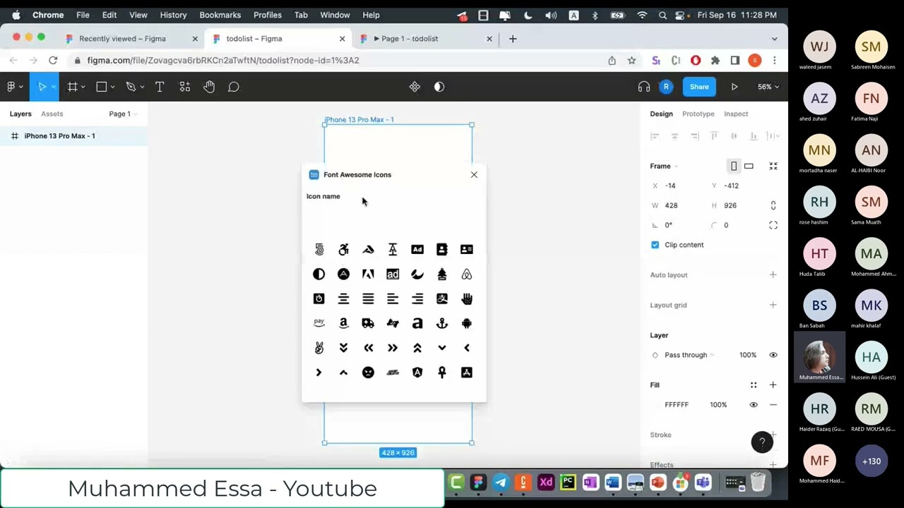 1 - Figma UI UX - Mobile - Website - Design - prototype - YouTube