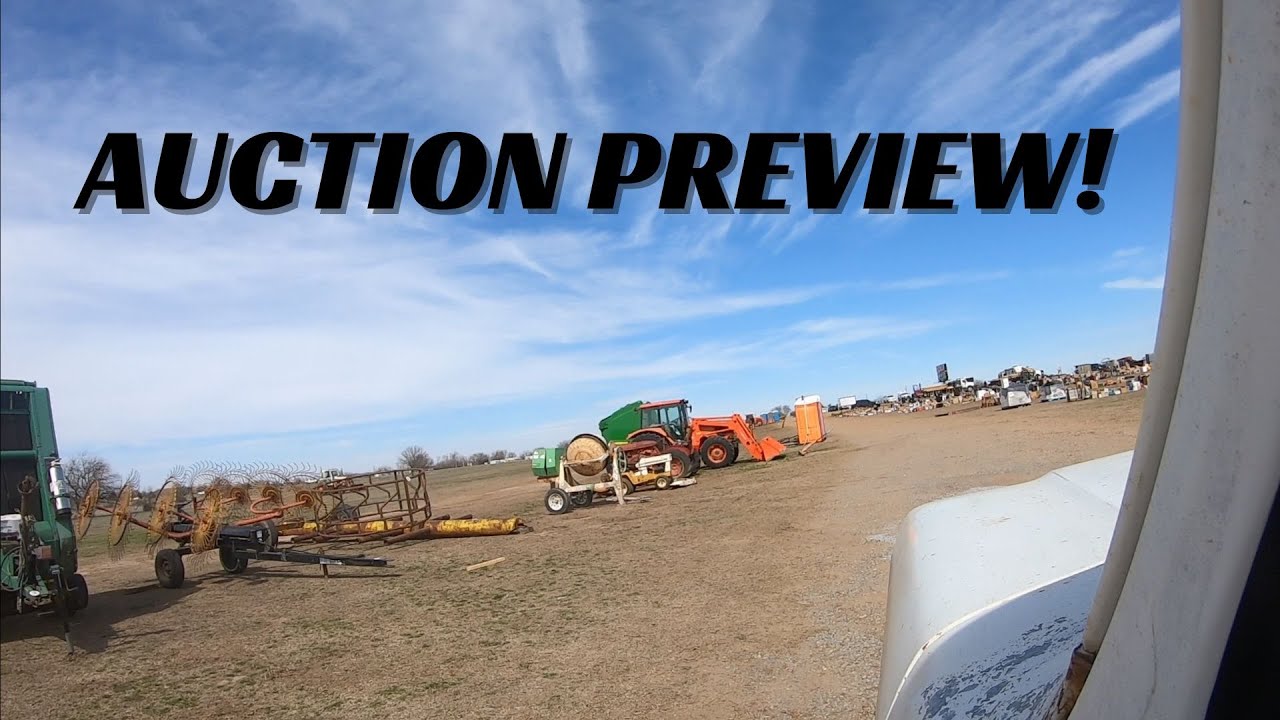 AUCTION Preview...And Taking stuff to SELL. - YouTube