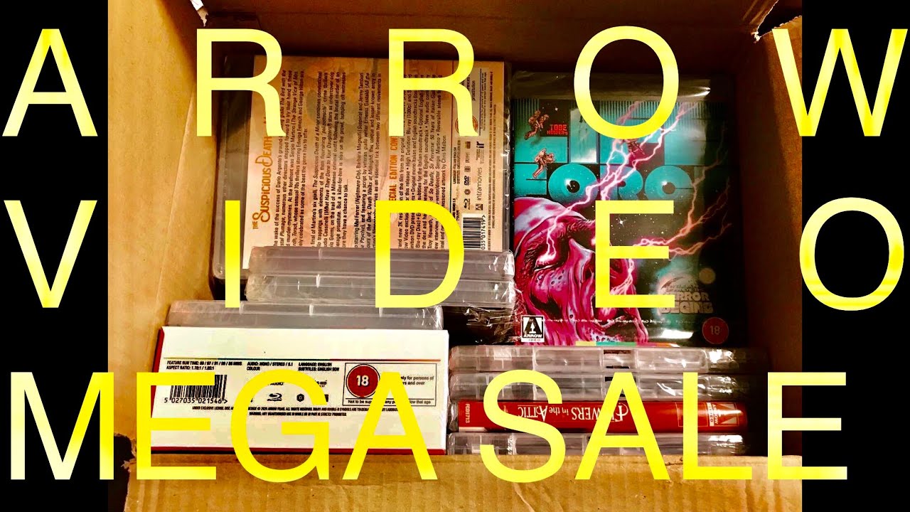 ARROW VIDEO MEGA SALE HAUL! BLU-RAY HORROR AND CULT ARROW VIDEO PICK ...