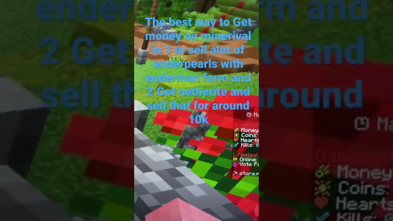 The best way to Get money on minerival #minecraft Ip: minerival.org ...