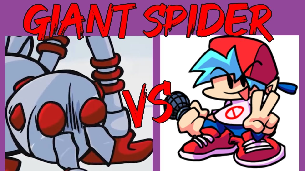 FNF VS Giant Enemy Spider with HIGH EFFORT in FAST MOD - YouTube