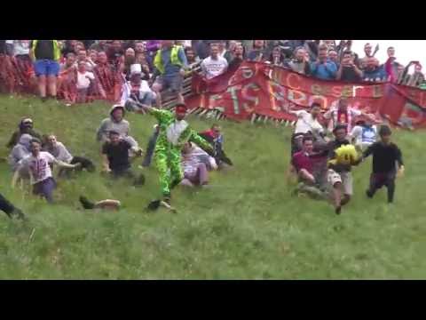 Cheese Rolling at Cooper's Hill, Gloucestershire - 2016