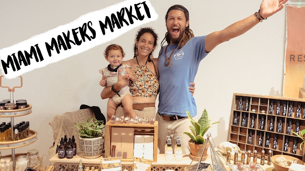 Behind the Scenes // Craft Fair in Miami // Makers Market - YouTube