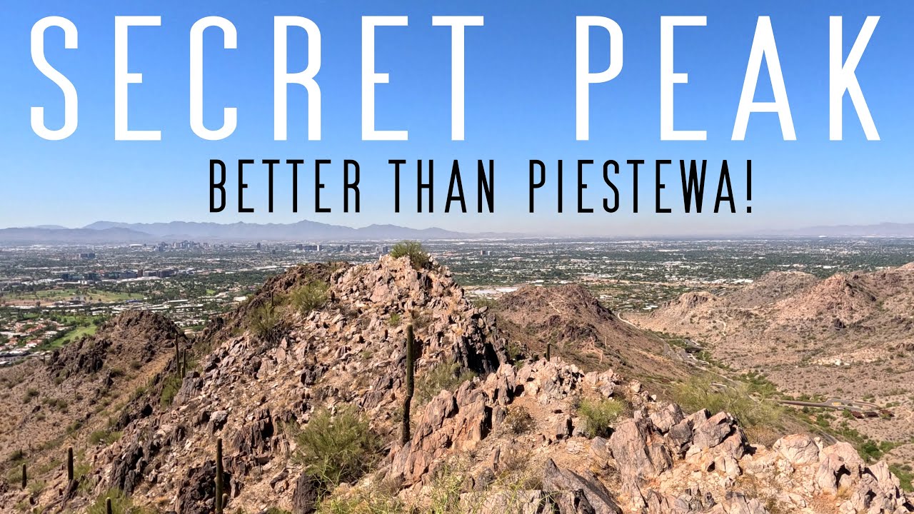 Piestewa Peak too crowded? Try this custom trail and SECRET peak! - YouTube
