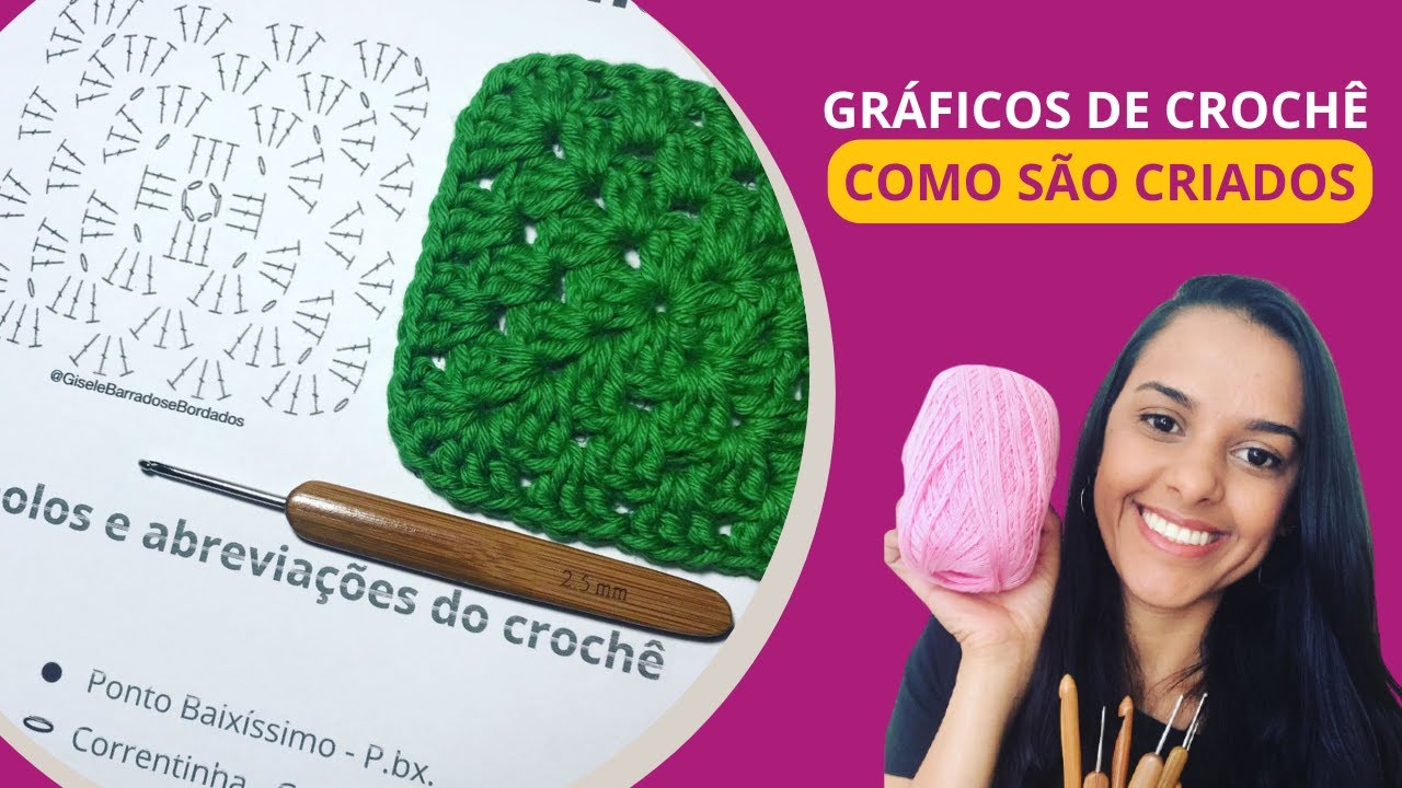 Como os gráficos de crochê são criados - YouTube