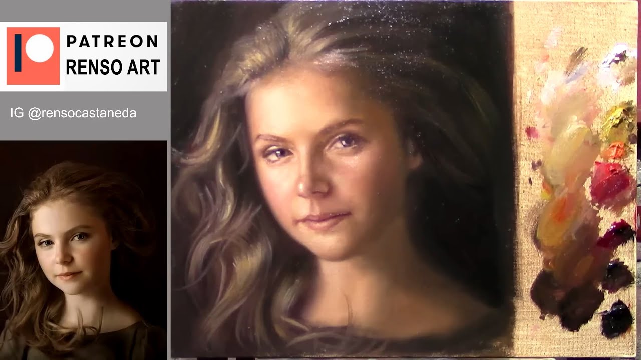 Oil painting Time Lapse - YouTube