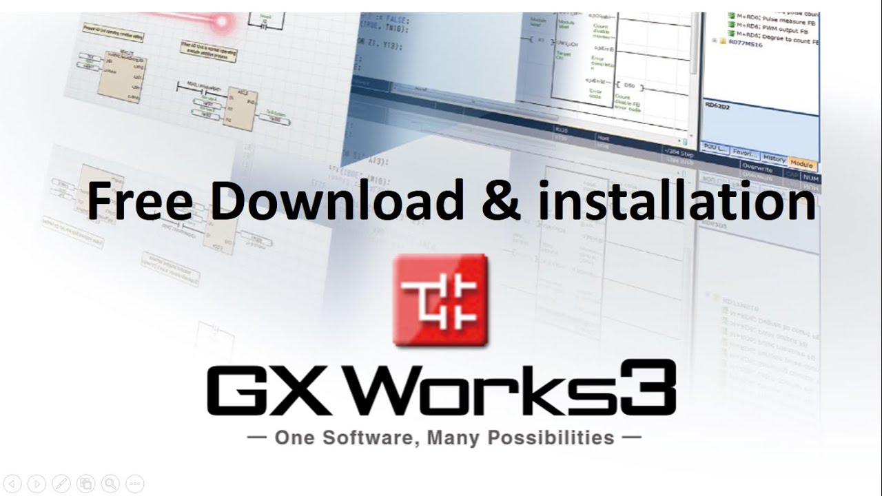 GX Works3 Software Download & Installation | Mitsubishi PLC Programming ...