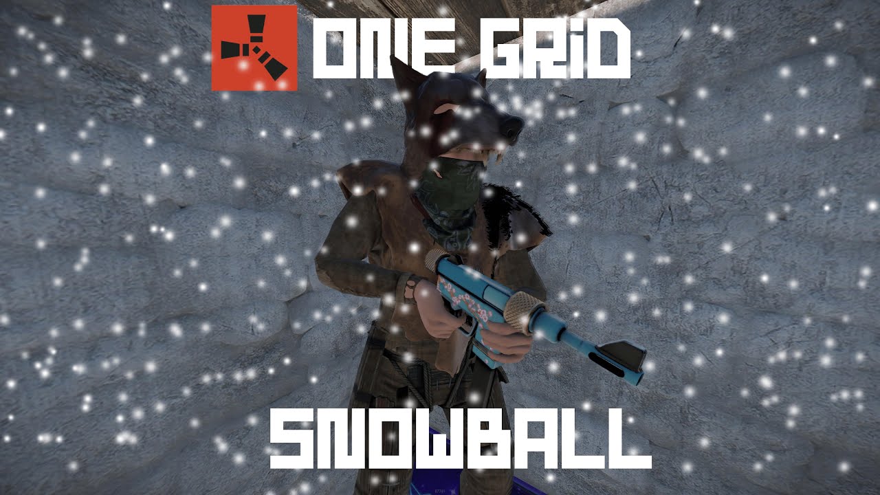 Rust SNOWBALL!! On One Grid Server - YouTube