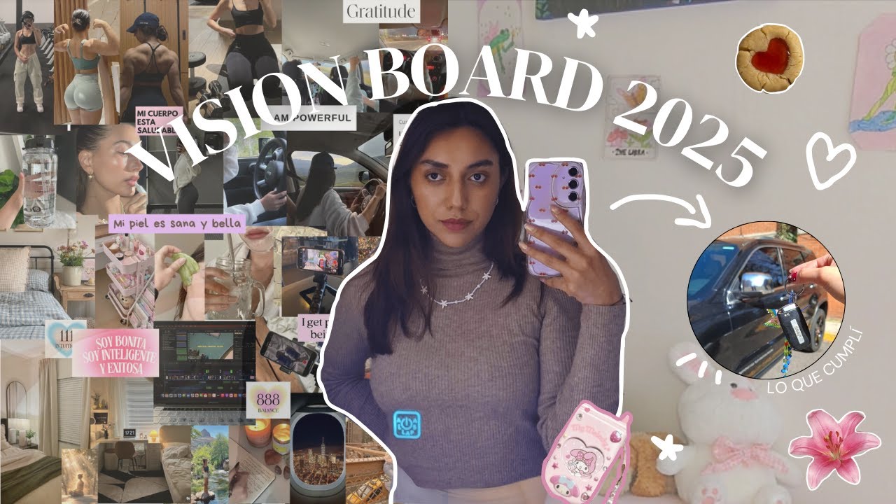 nunca es tarde para planear tus metas | vision board 2025 ⋆. 𐙚 ˚ - YouTube
