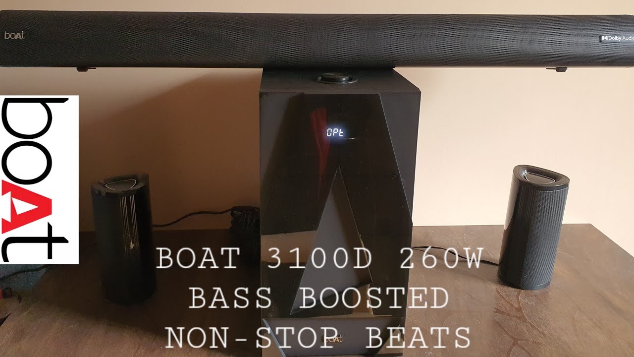 Boat Aavante 3100D 260w Bass Boosted Nonstop Beats | Use Headset For ...
