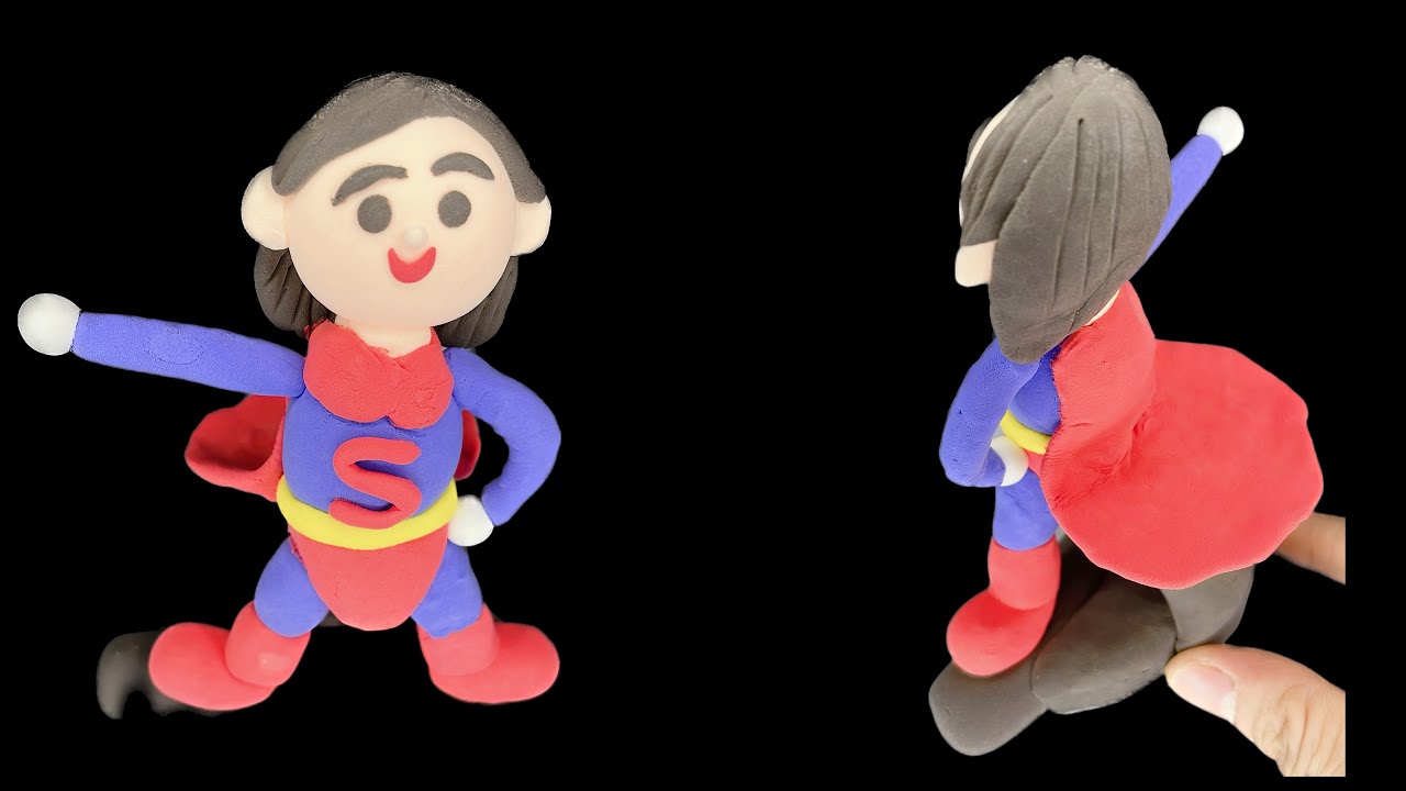Mother’s day craft for super mom creative dough - YouTube