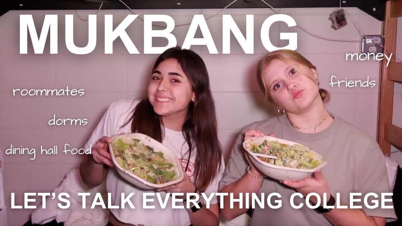 COLLEGE MUKBANG | everything you need to know for your first year of ...