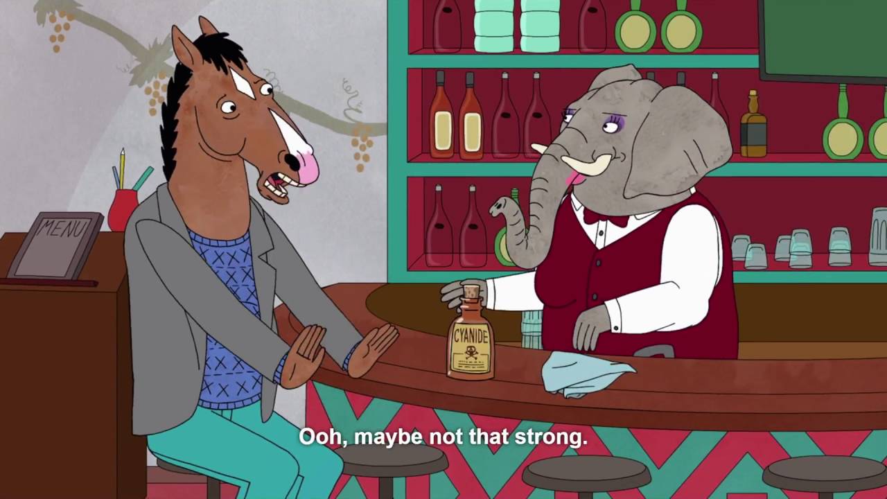 drinking with bojack - YouTube