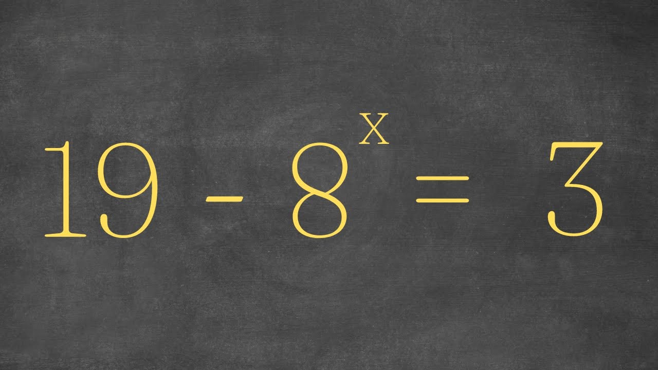 A Simple Problem Thats Not So Simple A Nice Exponential Equation a-simple-problem-thats-not-so-simple-a-nice-exponential-equation