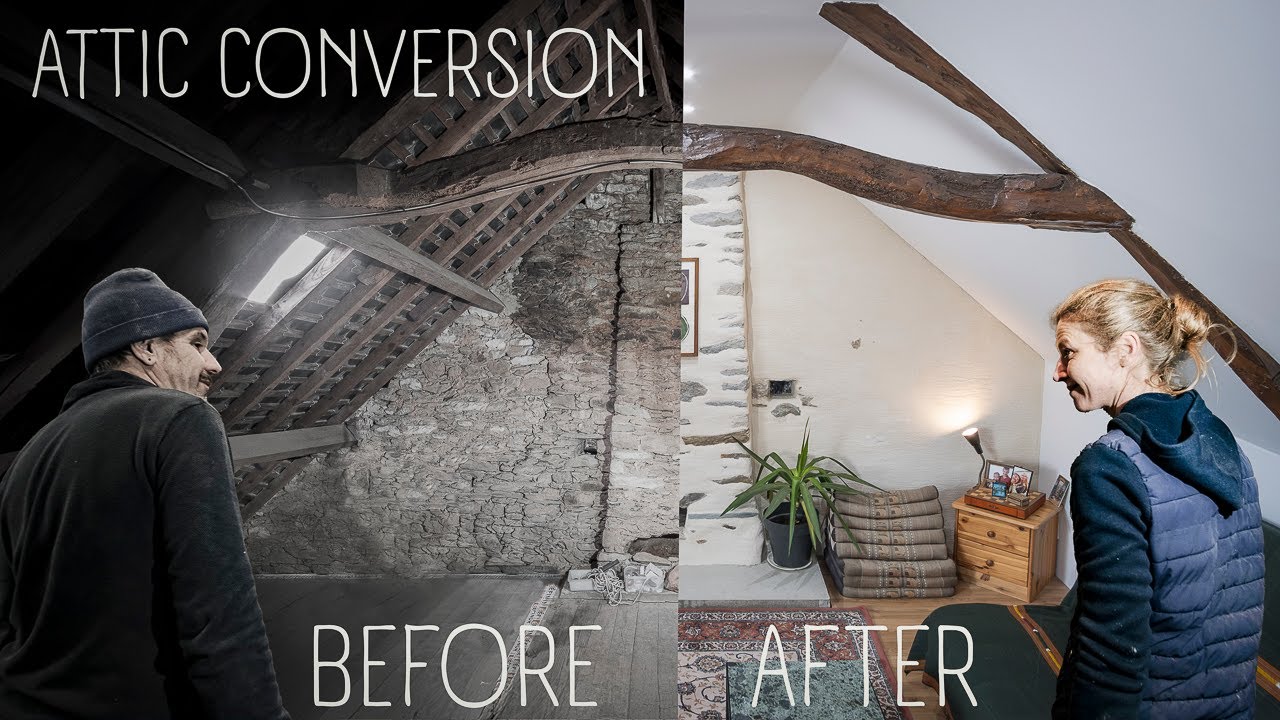 DIY Attic Conversion - FULL Transformation - YouTube