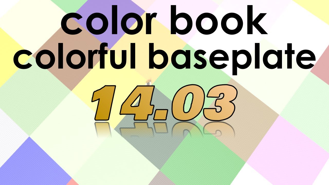 Color Book - Colorful Baseplate (Speedrun) - 14.03 Sec - YouTube